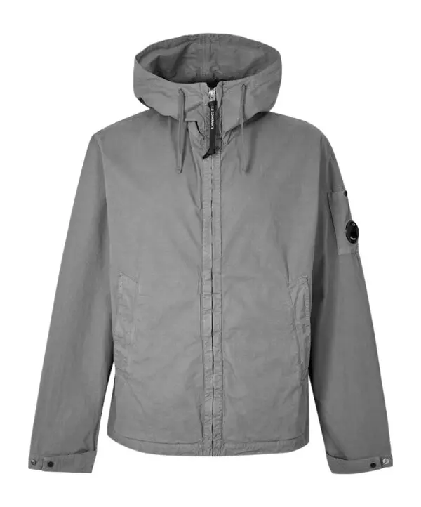 C.P. COMPANY Garment Dyed Hooded Jacket