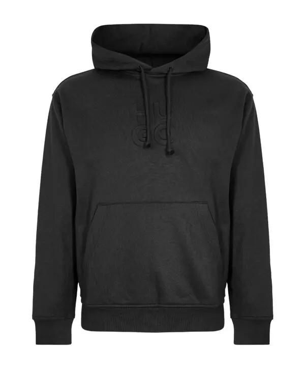 Hugo Boss Logo Embossed Pullover Hoodie