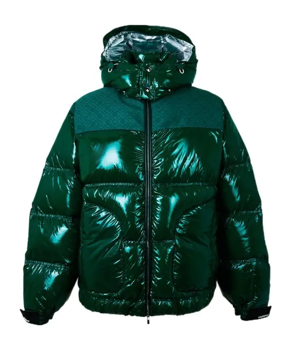 Casablanca Printed Hooded Down Jacket