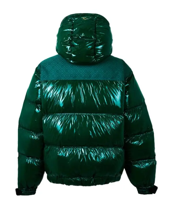 Casablanca Printed Hooded Down Jacket