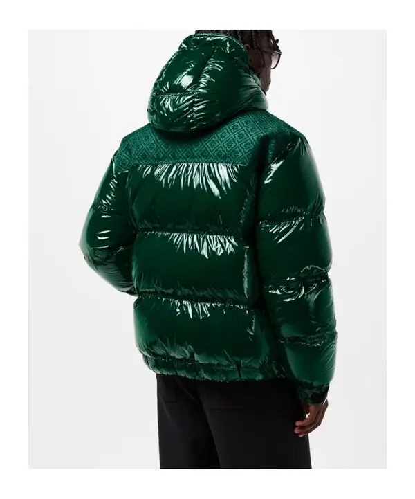 Casablanca Printed Hooded Down Jacket