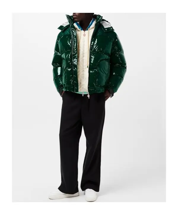 Casablanca Printed Hooded Down Jacket