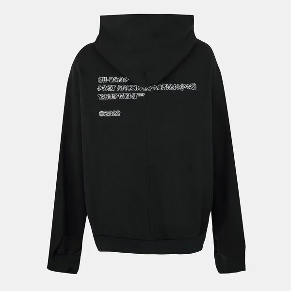 Off-White Logo Hoodie - Black