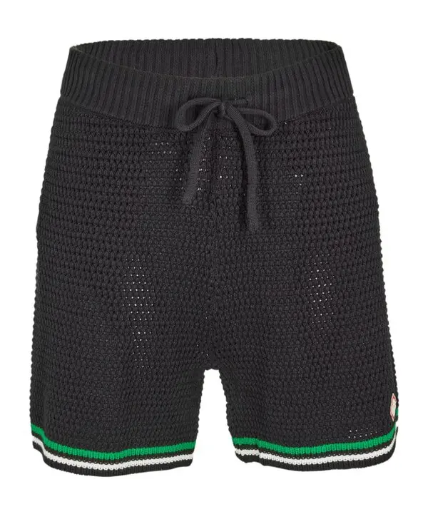 Casablanca Logo Crochet Shorts