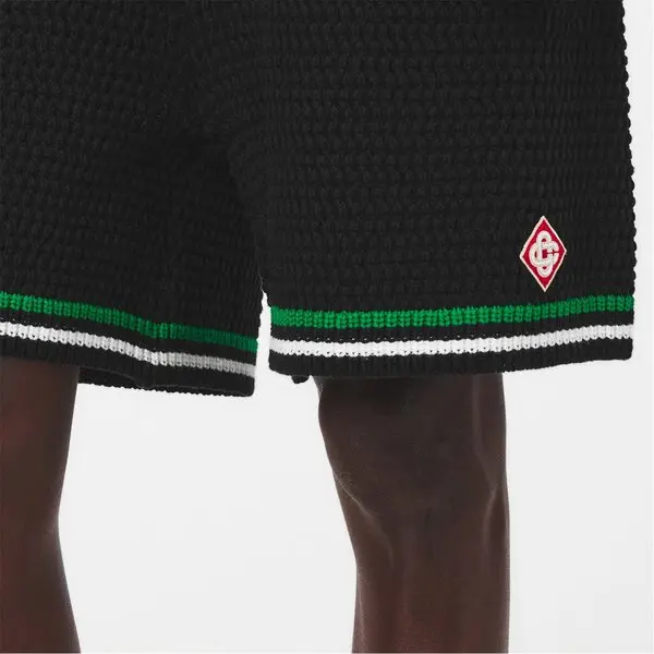 Casablanca Logo Crochet Shorts