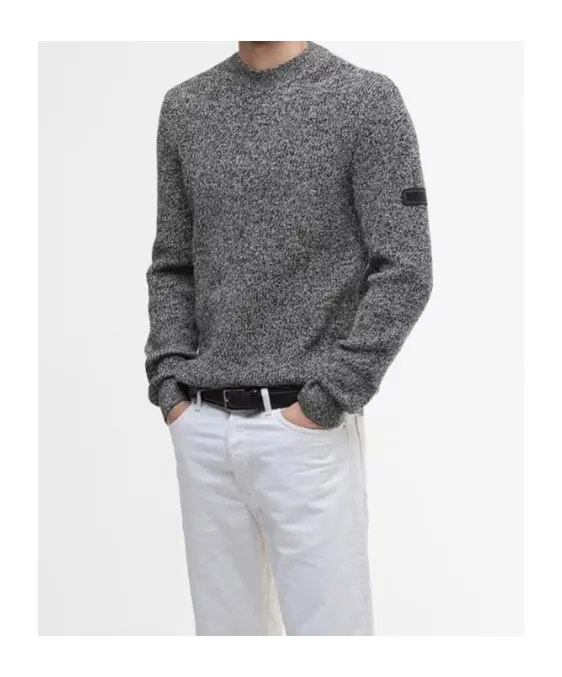 Barbour Crew Neck Sweater With Branding