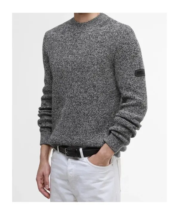 Barbour Crew Neck Sweater With Branding