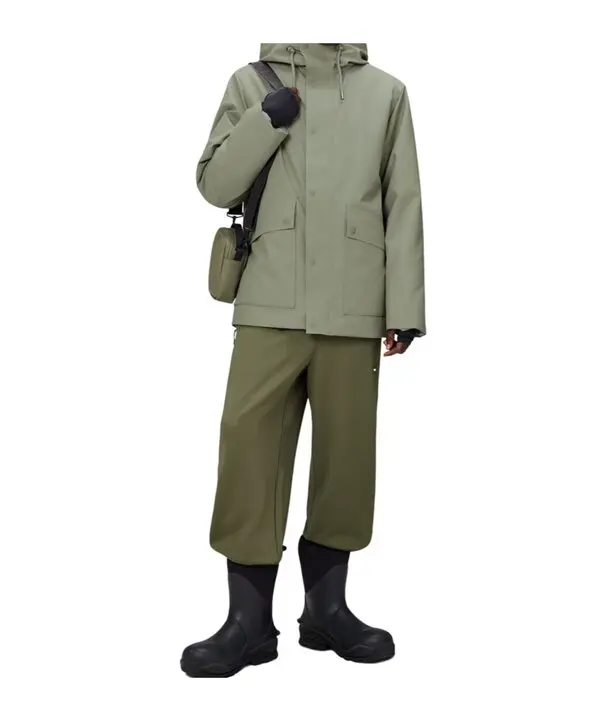 Rains Long-sleeved Snap-button Casual Jacket