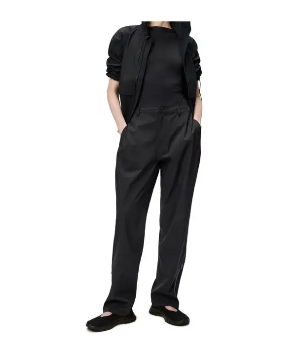 Rains Belt Loop Casual Pants With Leg Zippers