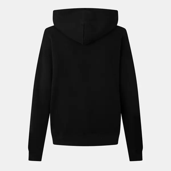 Off-White Cotton Printed Hoodie