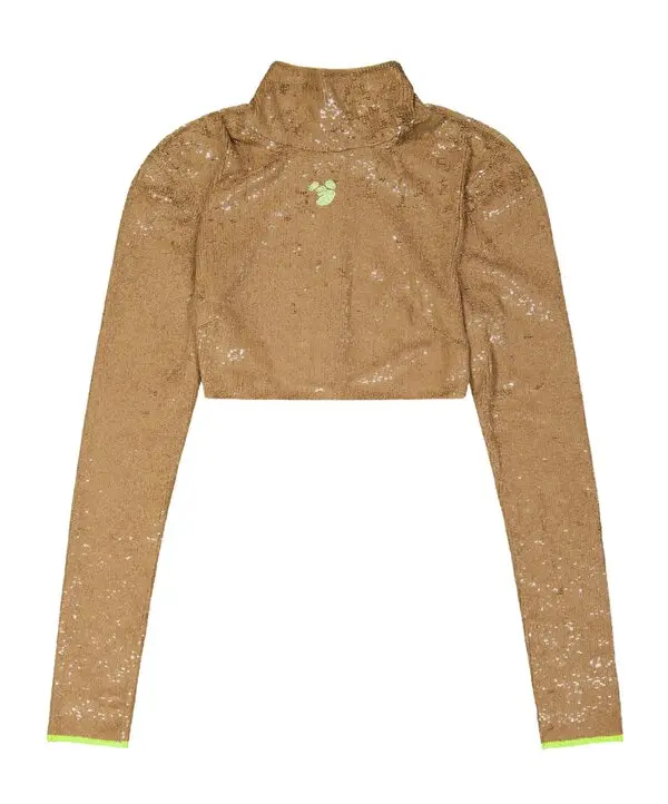 Off-White Long Sleeve Zip Jacket