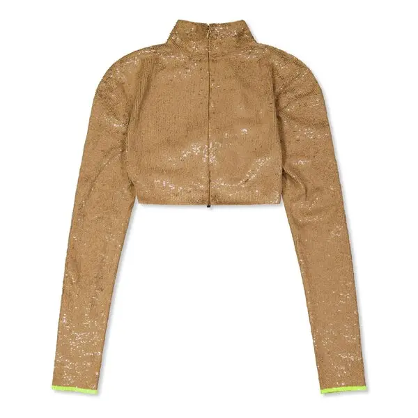 Off-White Long Sleeve Zip Jacket