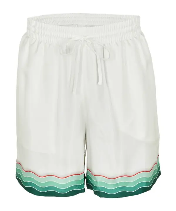 Casablanca Elastic Waist Shorts