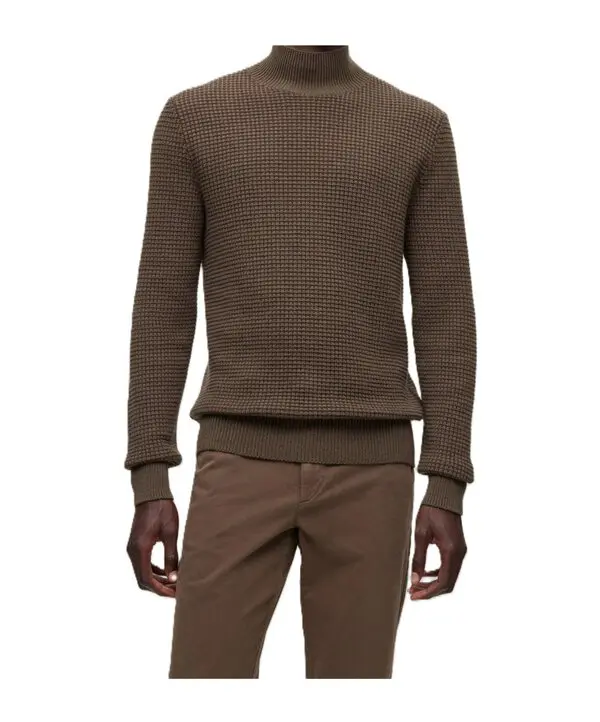 Hugo Boss Mock Neck Long-sleeve Knit Sweater