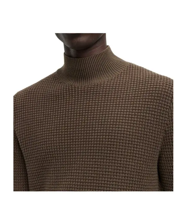 Hugo Boss Mock Neck Long-sleeve Knit Sweater