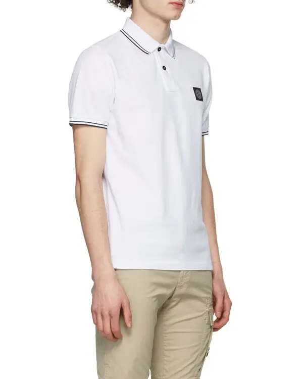 Stone Island Logo Patch Polo Shirt