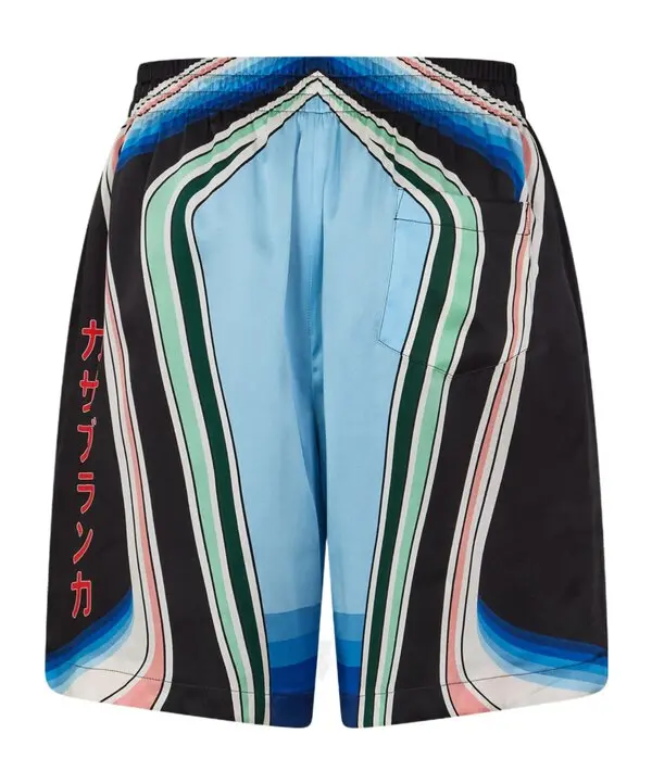 Casablanca Elastic Waist Shorts