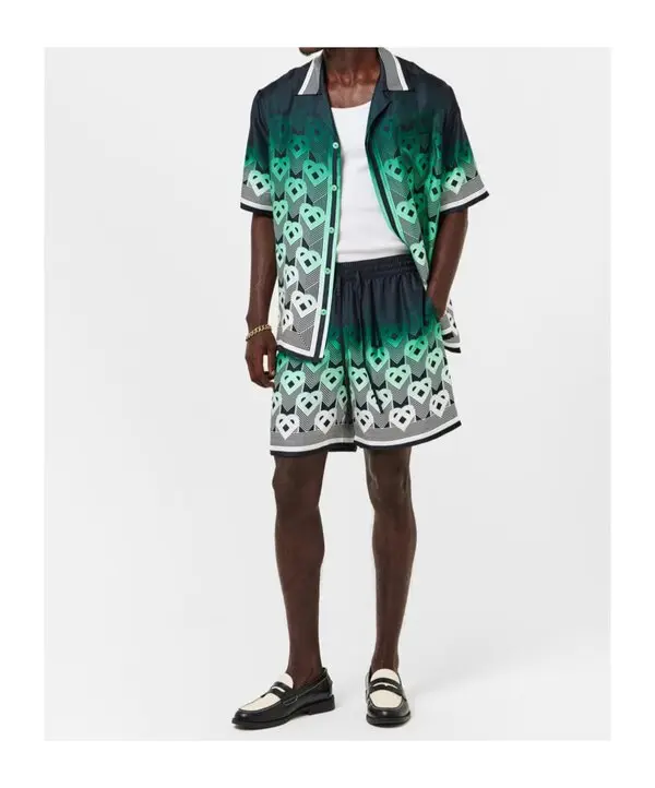 Casablanca Elastic Waist Shorts