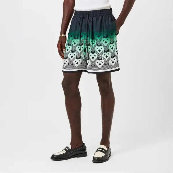 Casablanca Elastic Waist Shorts