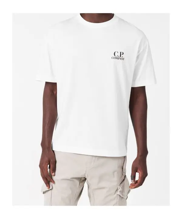C.P. COMPANY Logo Crew Neck T-shirt