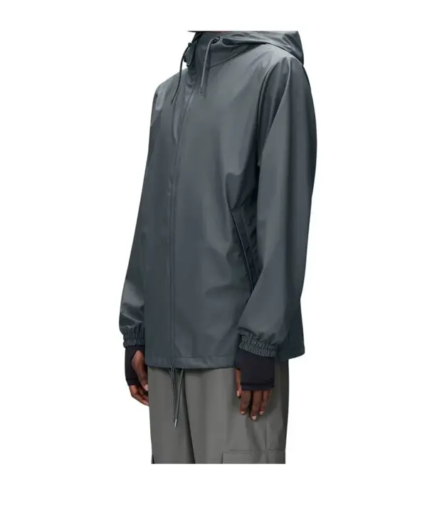 Rains Zip-up Hooded Casual Jacket