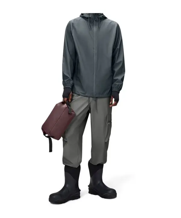 Rains Zip-up Hooded Casual Jacket