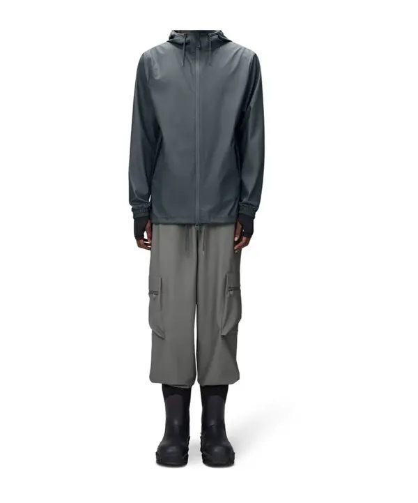 Rains Zip-up Hooded Casual Jacket