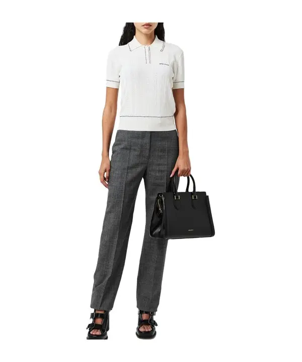 Alexander McQueen Knitted Polo Shirt