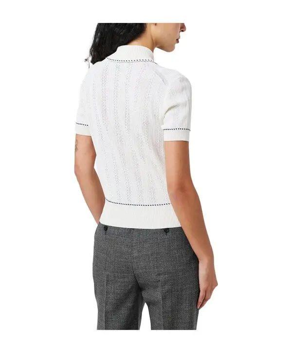 Alexander McQueen Knitted Polo Shirt