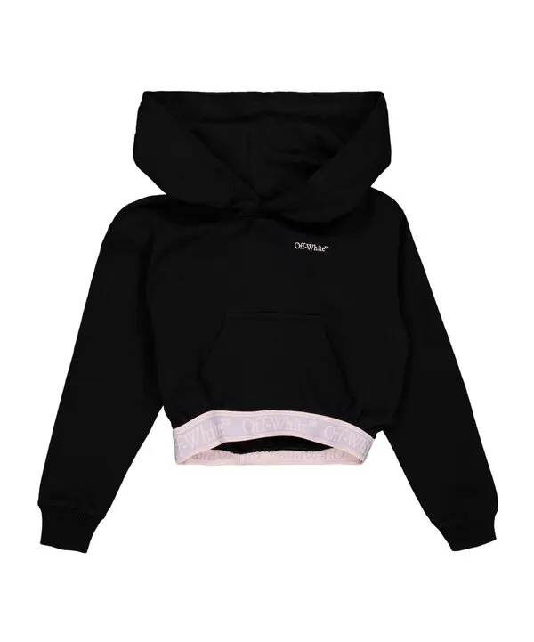 Off-White Cropped Hoodie