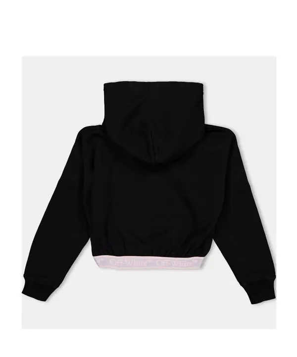Off-White Cropped Hoodie