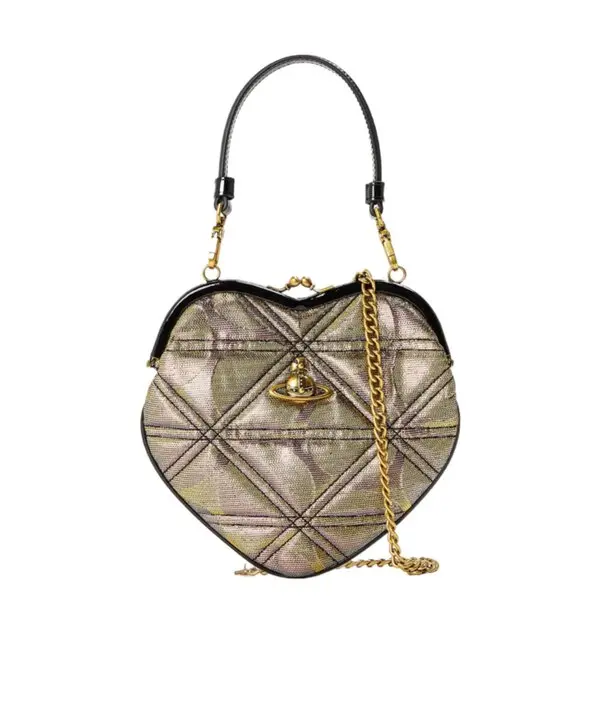 VIVIENNE WESTWOOD Viv Belle Heart-shaped Shoulder Bag