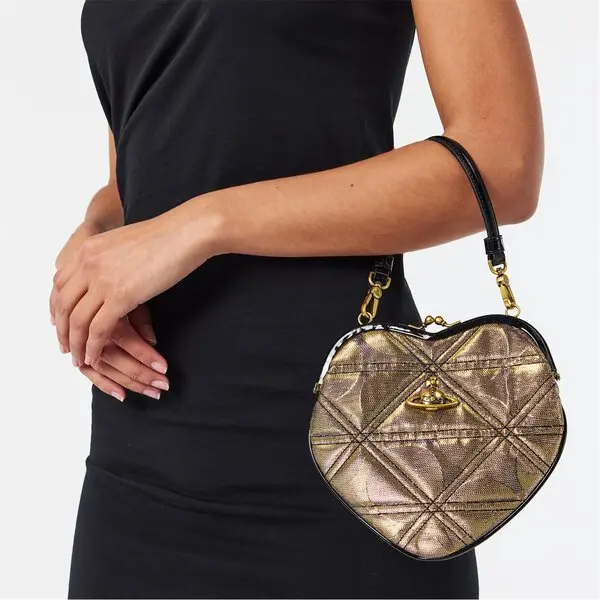 VIVIENNE WESTWOOD Viv Belle Heart-shaped Shoulder Bag