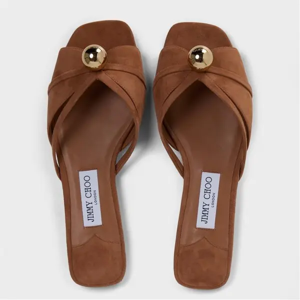 JIMMY CHOO Siva Flat Sandals
