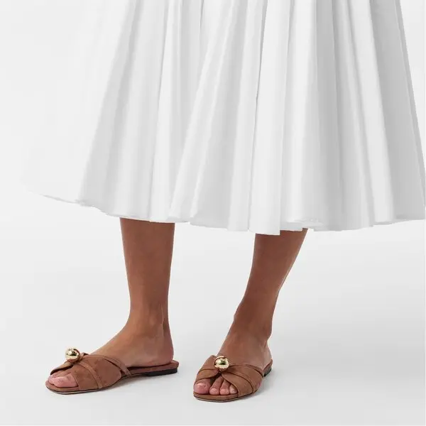 JIMMY CHOO Siva Flat Sandals