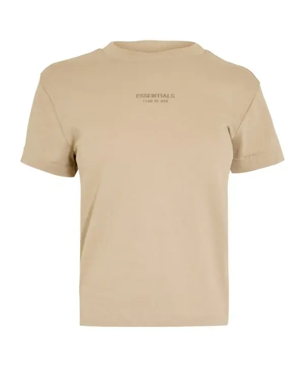 Fear Of God Logo Patch T-shirt - Nude
