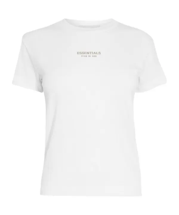 Fear Of God Crew Neck Logo T-shirt - White