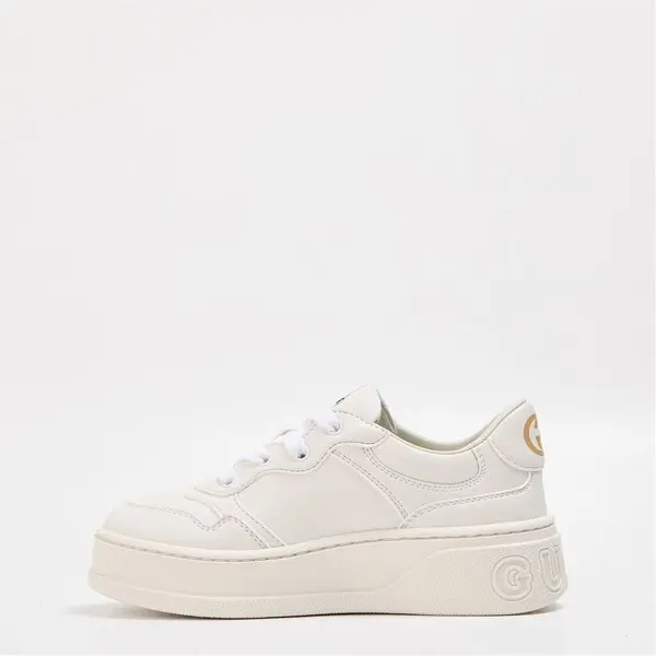 Gucci Lace-up Round Toe Sneakers With Logo Detail