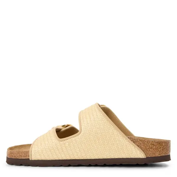 BIRKENSTOCK Arizona Buckle Flat Sandals - Nude