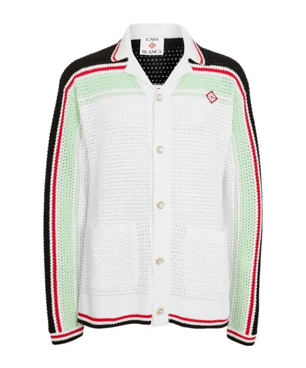 Casablanca Tennis Crochet Sweater