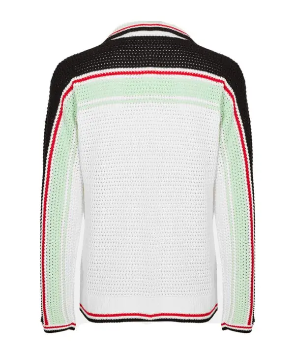 Casablanca Tennis Crochet Sweater