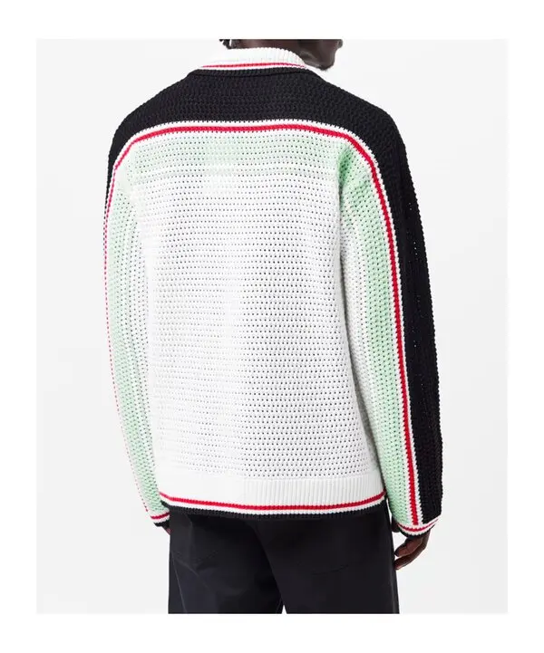 Casablanca Tennis Crochet Sweater