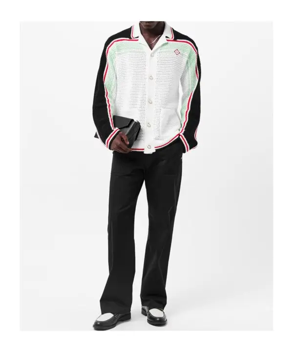 Casablanca Tennis Crochet Sweater