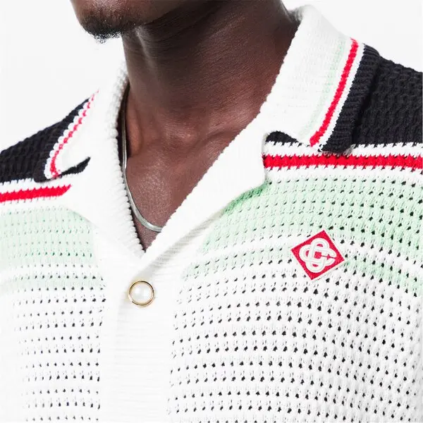 Casablanca Tennis Crochet Sweater