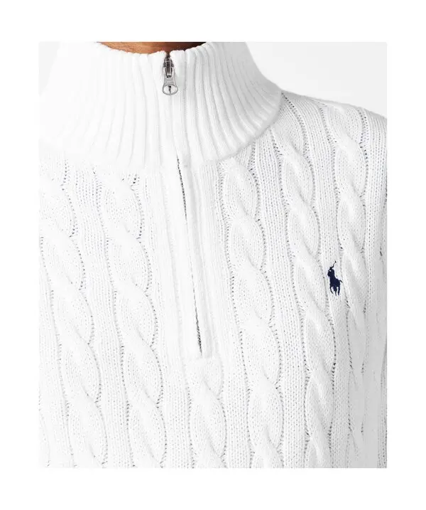 Polo Ralph Lauren Cable-knit Half-zip Sweater