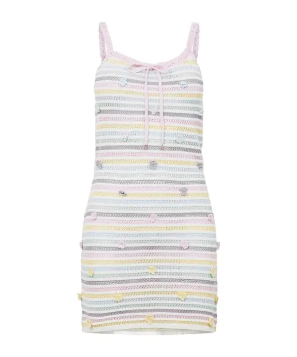 Casablanca Strap Strip Dress