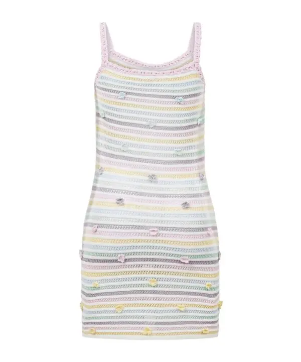 Casablanca Strap Strip Dress