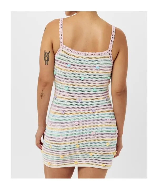 Casablanca Strap Strip Dress