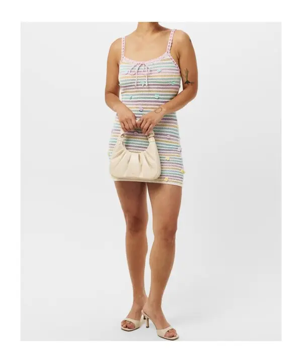 Casablanca Strap Strip Dress