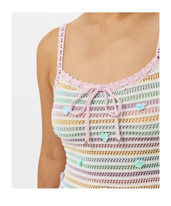 Casablanca Strap Strip Dress